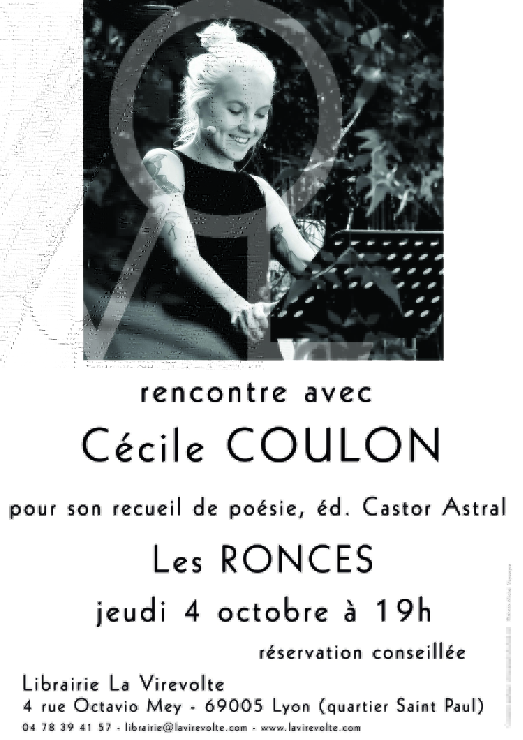 Cécile Coulon à Lyon - Le Castor Astral